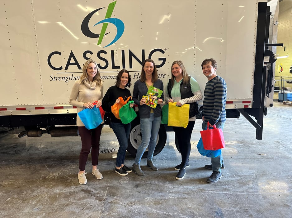 Cassling Employees Assemble Kits for a Cause