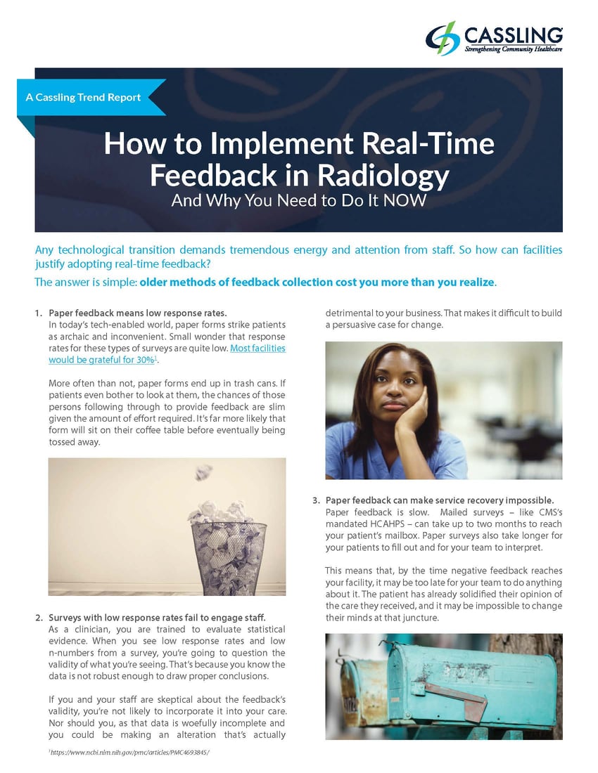How to Implement Real-Time Feedback in Radiology | Cassling