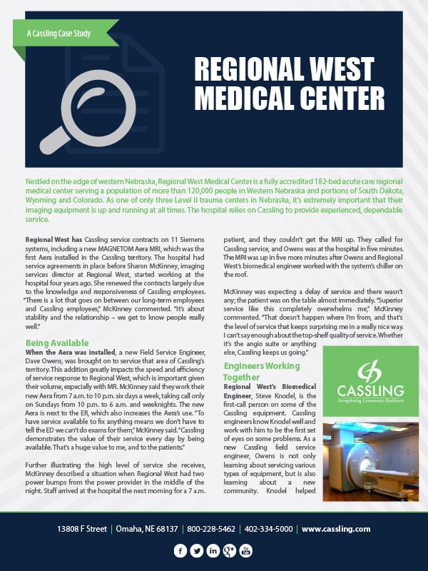 Regional West Medical Center Service Case Study
