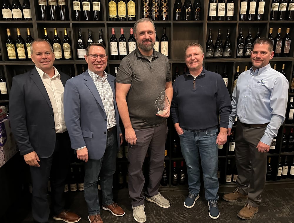 Toby Vincent Receives the 11th Annual Bob Cassling Service Excellence Award