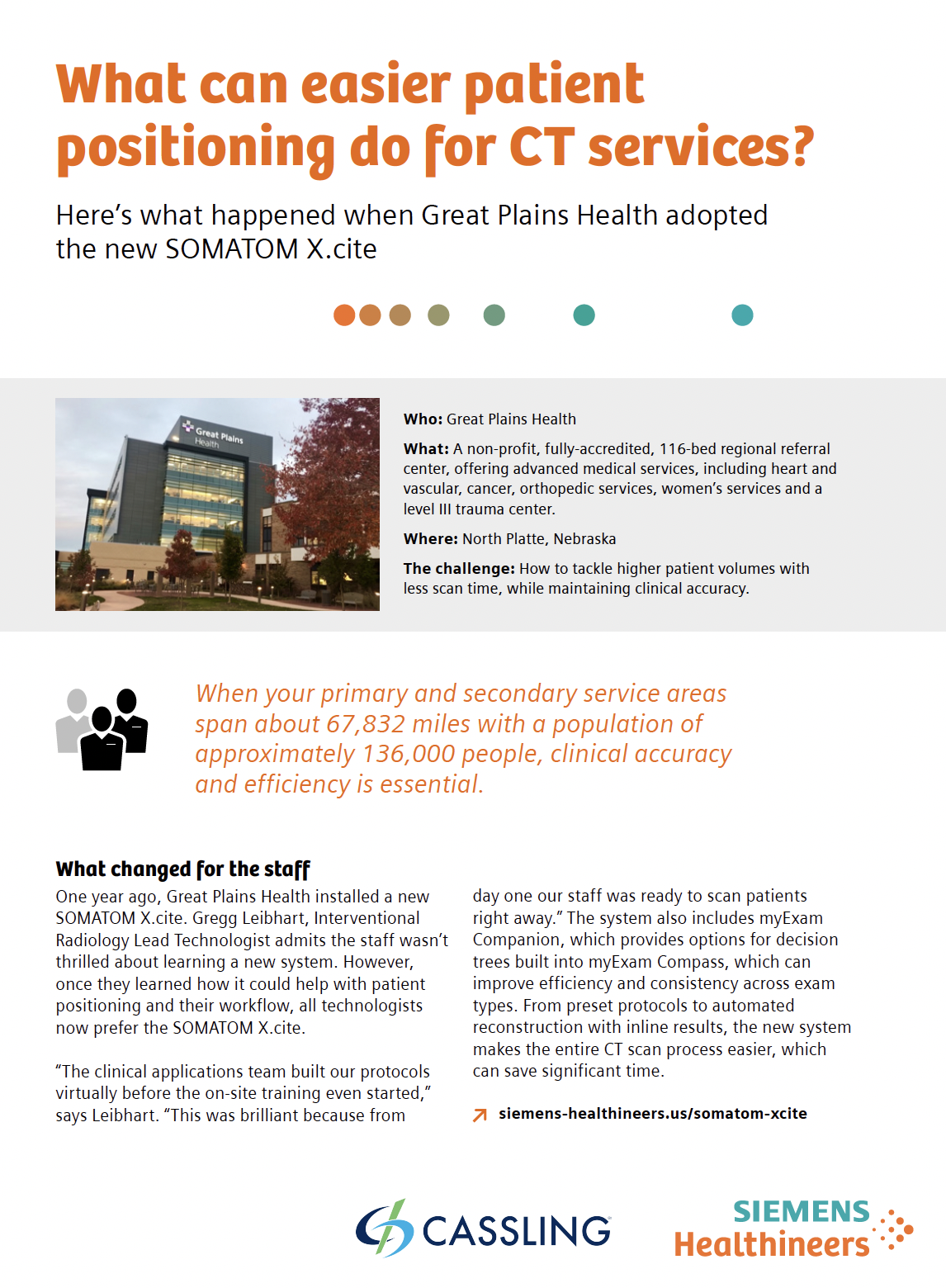 What can easier patient positioning do for CT services?