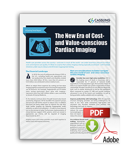The New Era of Cost- and Value-conscious Cardiac Imaging