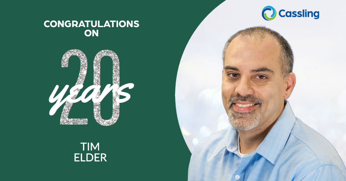 Cassling's Tim Elder Celebrates 20 Years of Service